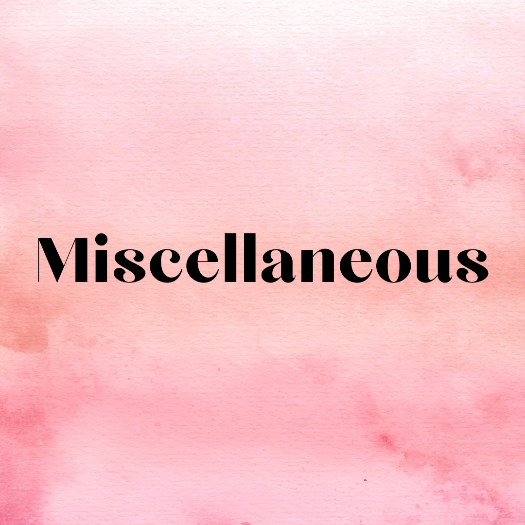 Miscellenous – ColibriCrafts
